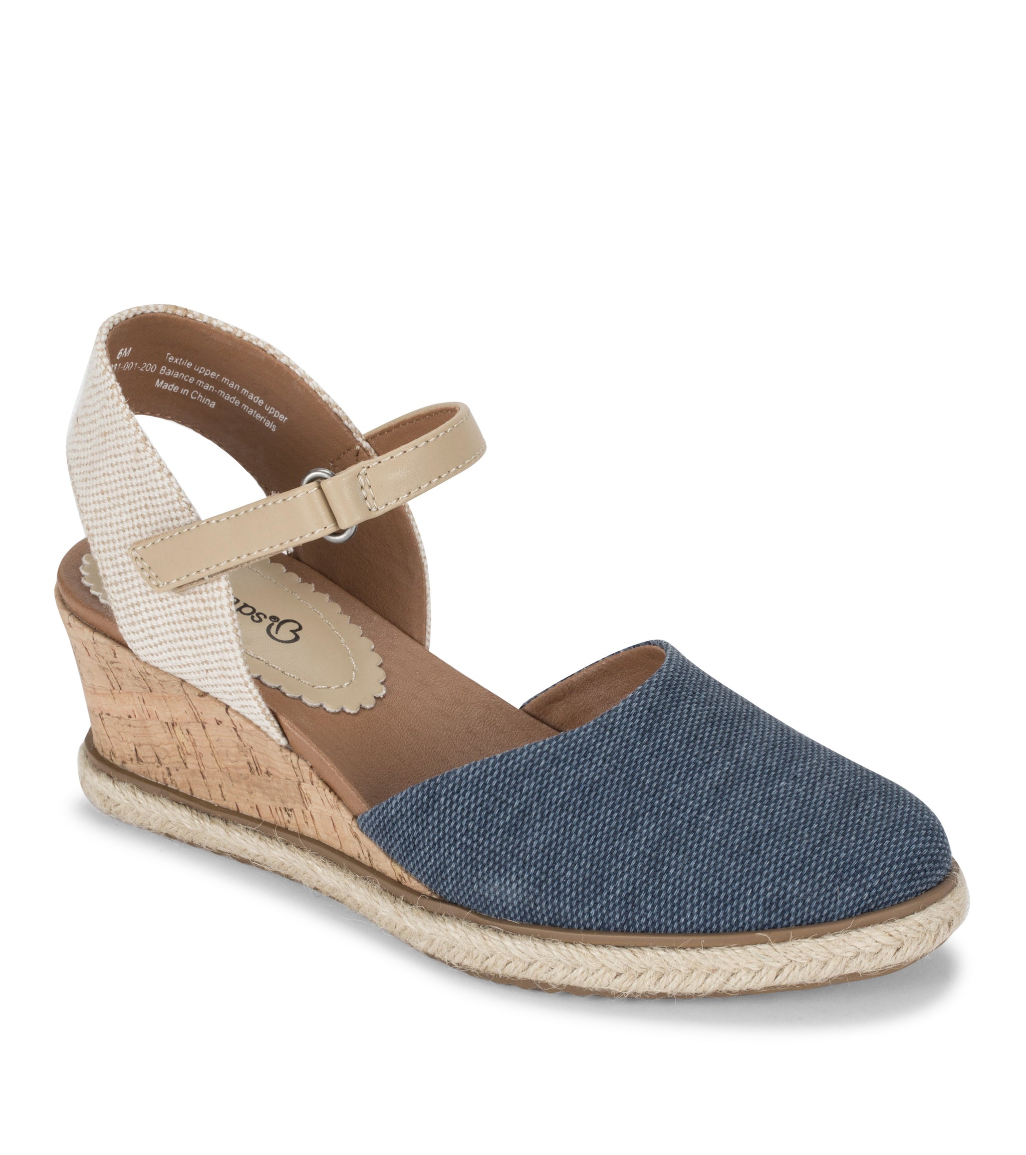 Ocean Closed Toe Wedge Sandal